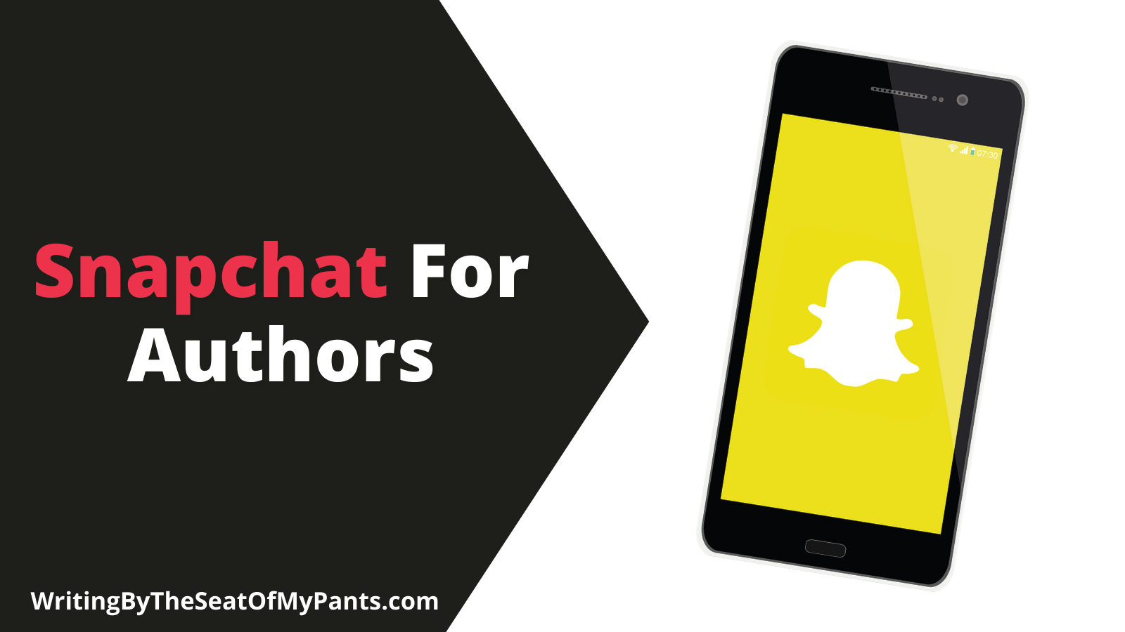 Snapchat For Authors – Writing By The Seat Of My Pants