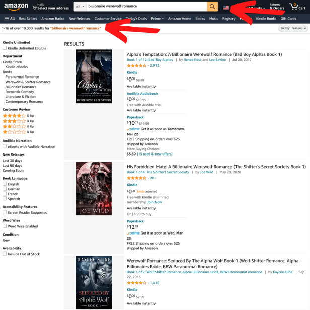 Understanding Amazon SEO Keywords and Categories – Writing By The Seat ...